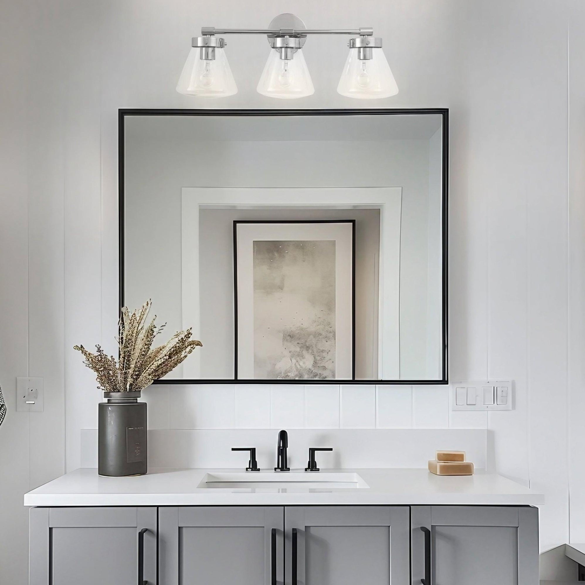 Gleam Modern 3-Light Dimmable Vanity Light — ParrotUncle.AU